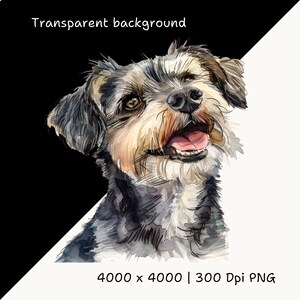 Watercolor Dog Clipart, Digital PNG Set, High Quality Puppy Images ...