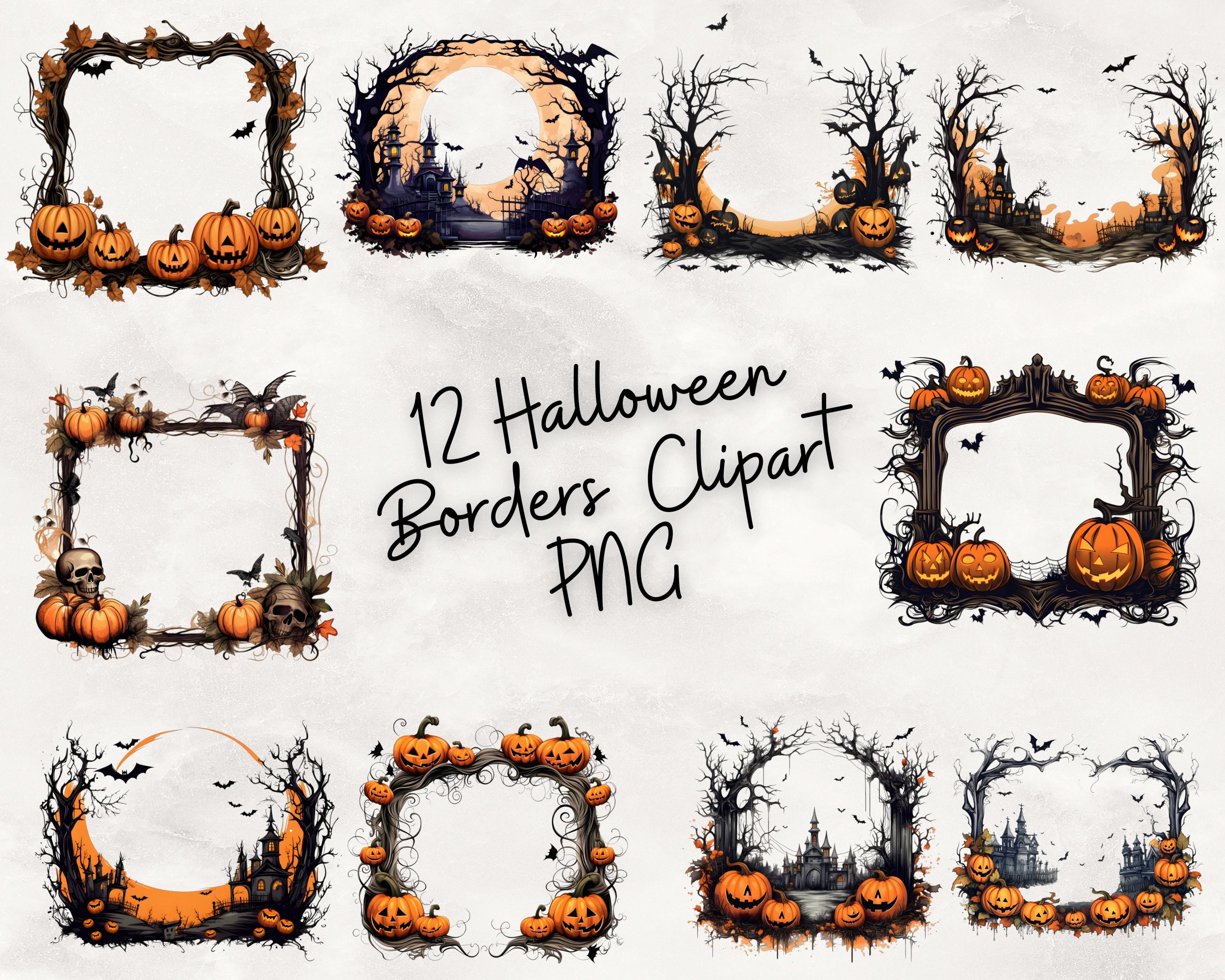 Halloween Borders Clipart