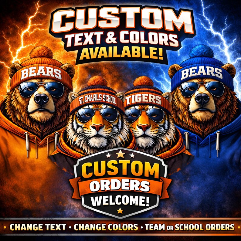 Custom Team Mascot Design, Change Text & Colors (digital Download) - Etsy