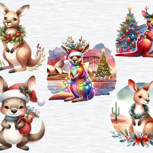 Australian Animals Christmas Clipart, Australian Animal Clipart PNG ...