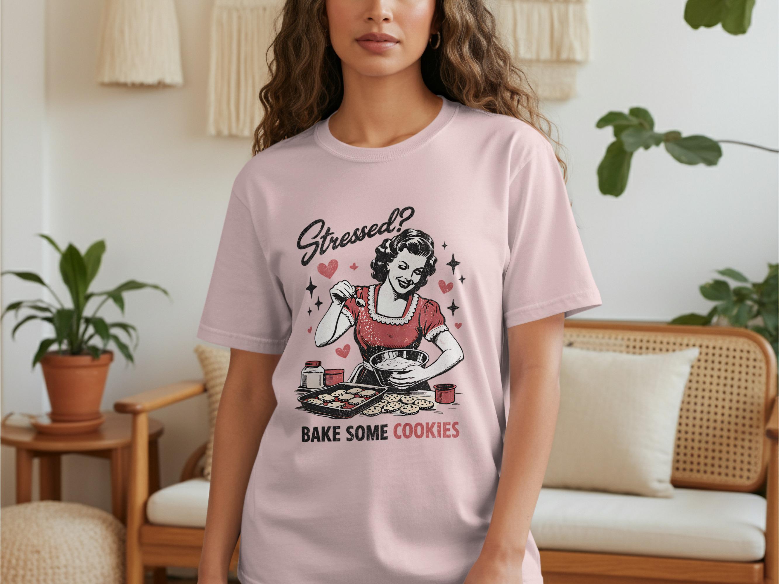 Vintage Stressed Baker Png, Sublimation Design, Funny Baking DTF ...