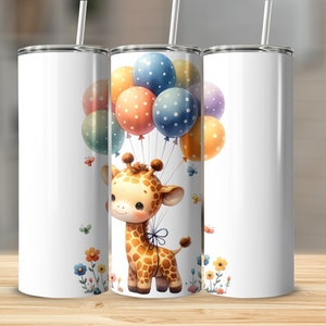 Cute Watercolor Giraffe PNG Clipart Set – Nursery Decor, Printable Art ...