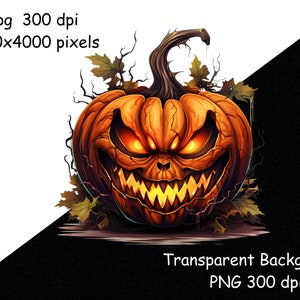 Spooky Halloween Clipart PNG, Pumpkin Clipart PNG, Pumpkin PNG ...