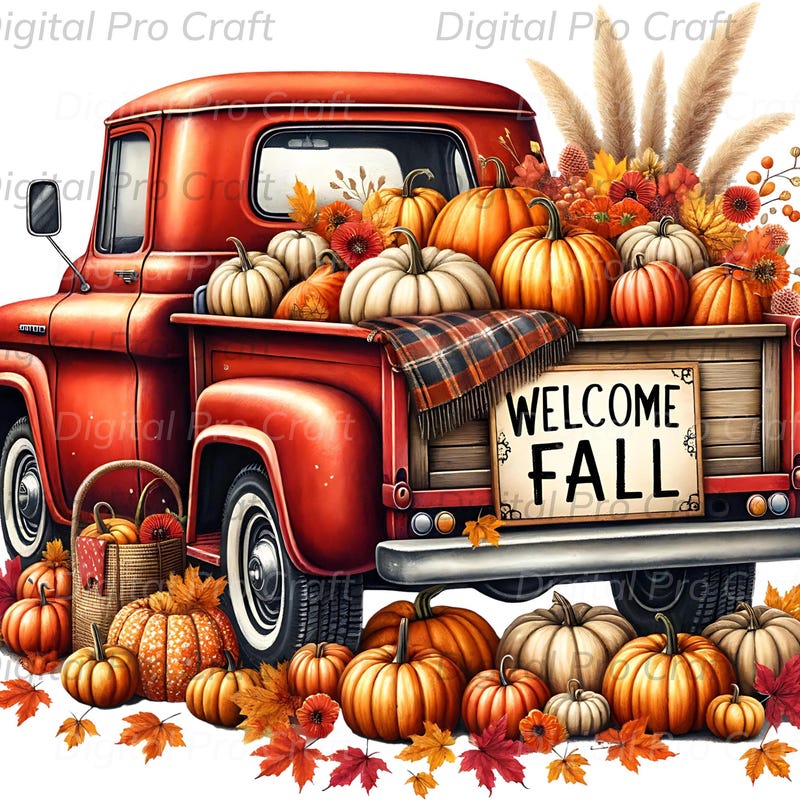 Welcome Fall Clip Art - Etsy