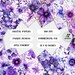Purple Floral Digital Paper SEAMLESS Purple Watercolor Flower Patterns ...