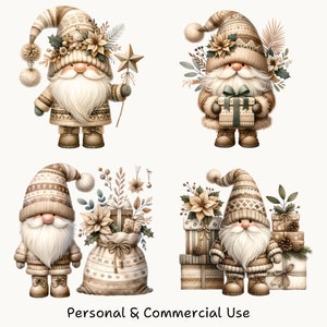 Christmas Boho Gnome Watercolor PNG Clipart – High Quality Images ...