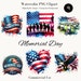 Memorial Day Clipart | Patriotic Memorial Day Clipart Bundle | 9 High ...