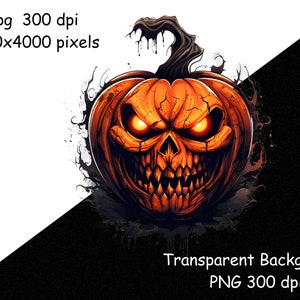 Spooky Halloween Clipart PNG, Pumpkin Clipart PNG, Pumpkin PNG ...