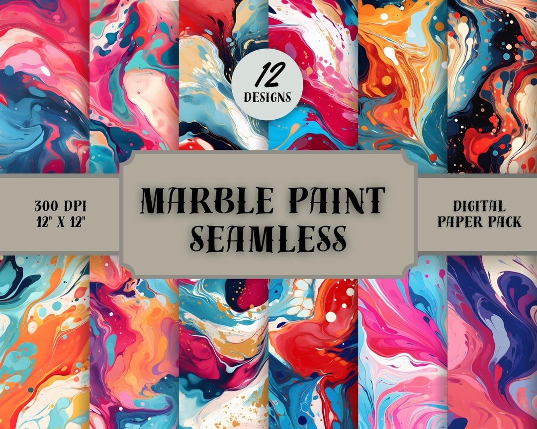 Marble Paint Digital Paper-marble Paint Textures Marble Backgrounds ...