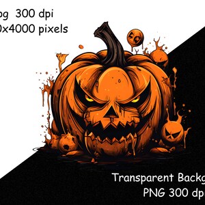 Spooky Halloween Clipart PNG, Pumpkin Clipart PNG, Pumpkin PNG ...