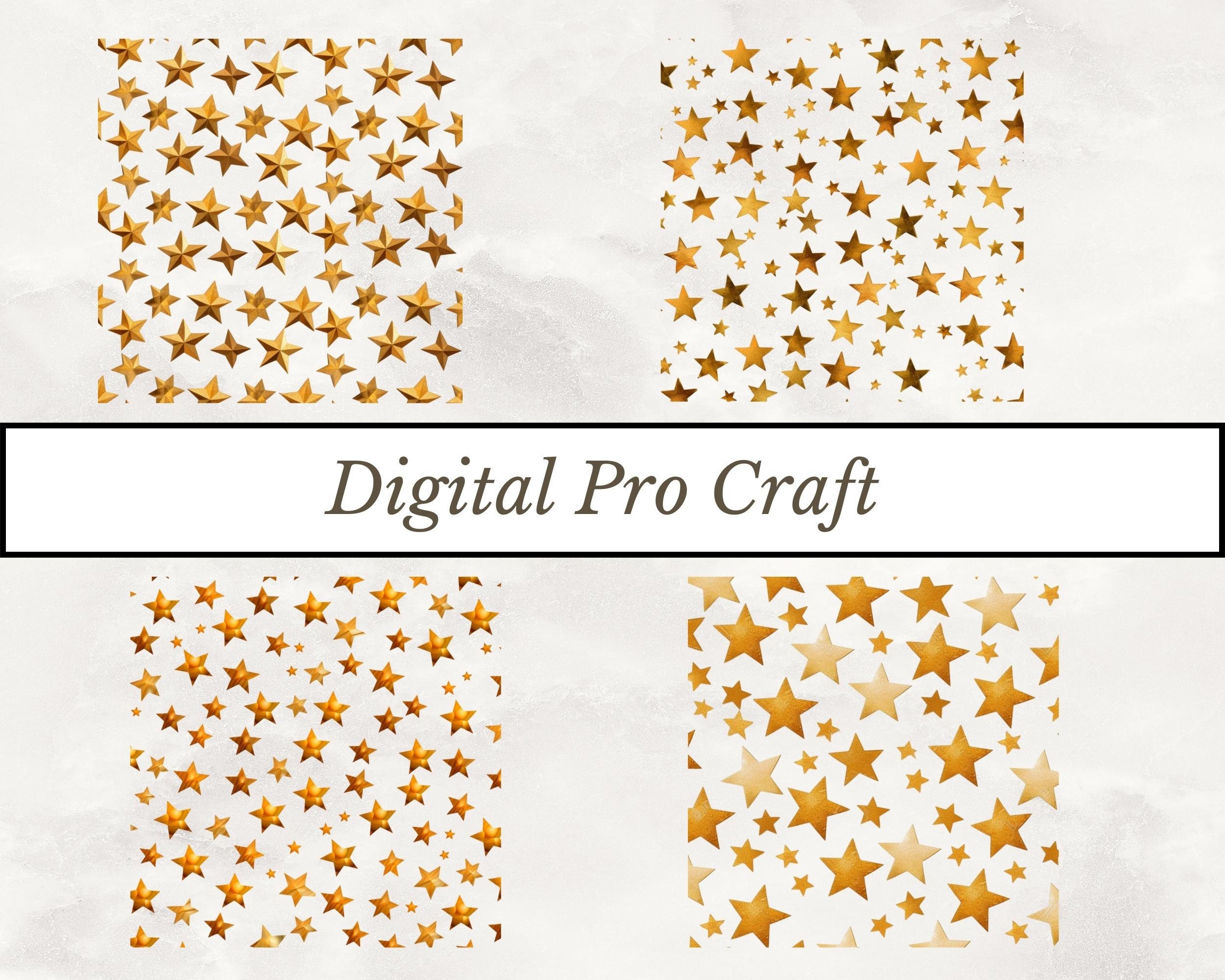 Set of 12 Golden Star Overlays Starry Night Gold Star - Etsy Australia