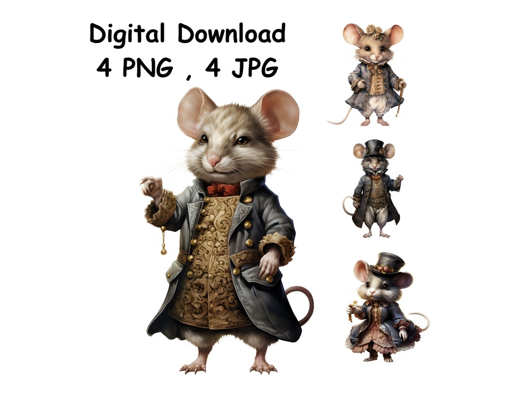 Mouse Png-jpg Clipart,victorian Mouse Png, Mouse Clipart, Mouse ...