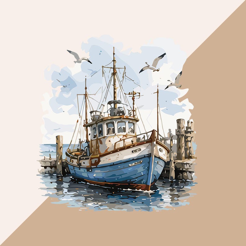 Nautical Pelican Seagull Clipart Bundle | Coastal Bird PNG Graphics ...
