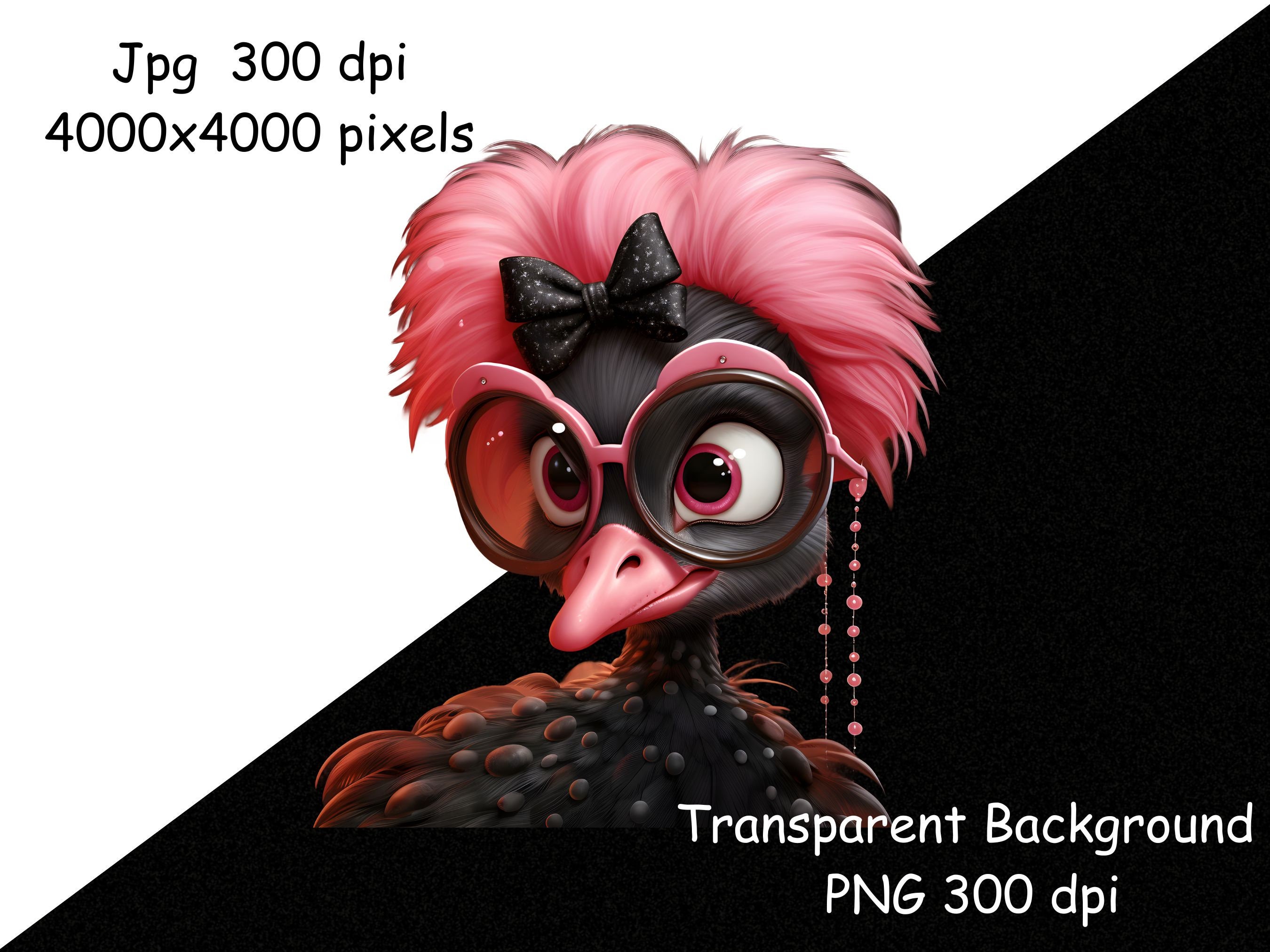 Funny Flamingo PNG, Cute Flamingo Sublimation, Flamingo Wearing ...