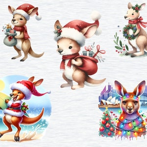 Australian Animals Christmas Clipart, Australian Animal Clipart PNG ...