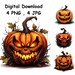 Spooky Halloween Clipart PNG, Pumpkin Clipart PNG, Pumpkin PNG ...