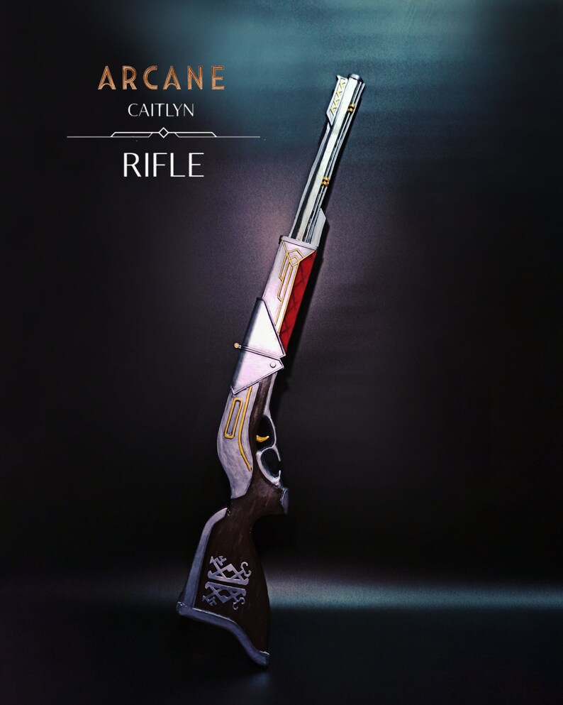 Custom Prop Rifle Foam Caitlyn Inspired by Arcane Weapon Toy - Etsy