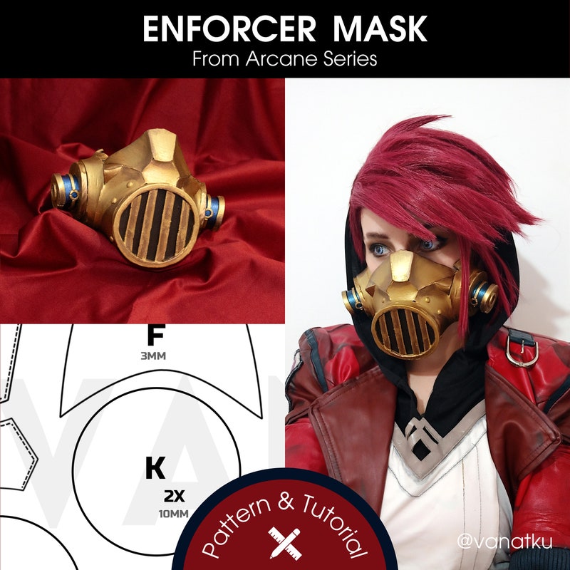 Ekko Mask Arcane - Etsy