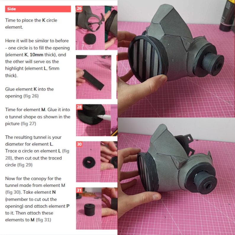 Tutorial & Pattern Enforcer Mask From Arcane Vi Jinx Inspired League of ...