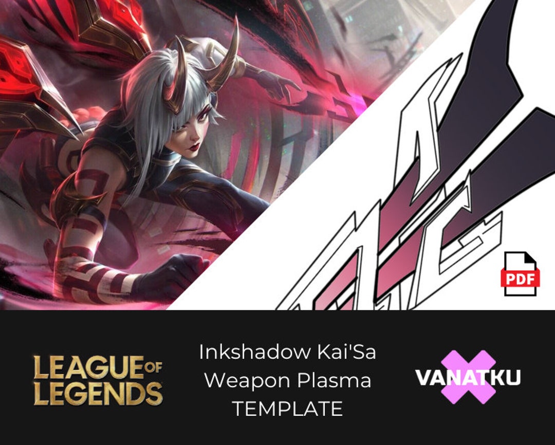 Inkshadow Kai'sa Kaisa League of Legends Plasma Void Sword Weapon ...