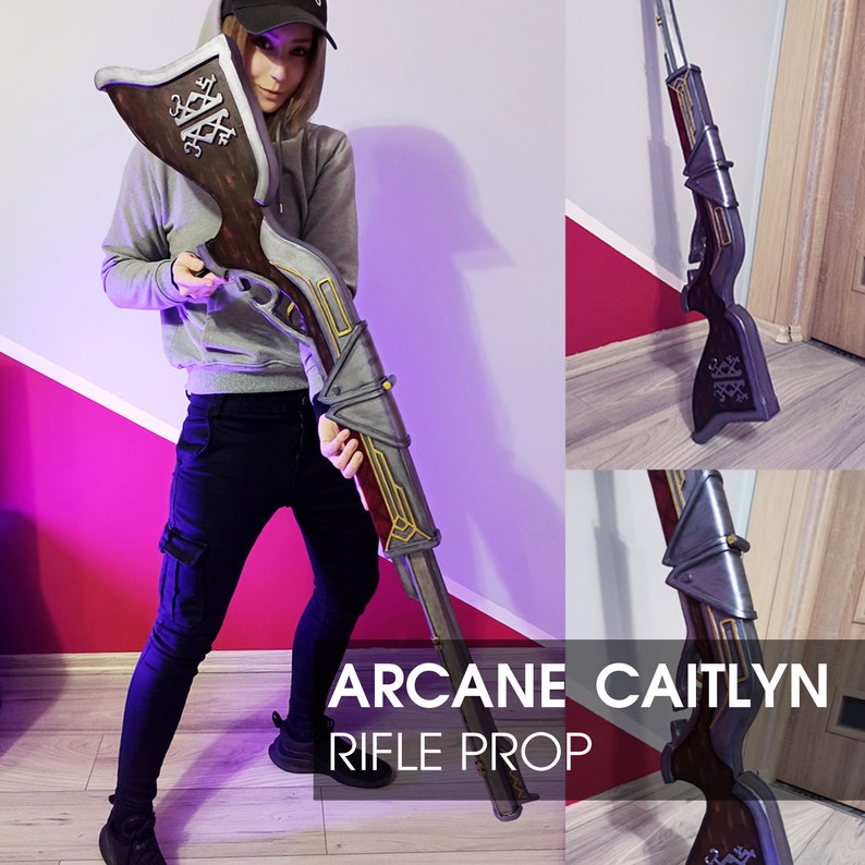 Custom Prop Rifle Foam Caitlyn Inspired by Arcane Weapon Toy - Etsy