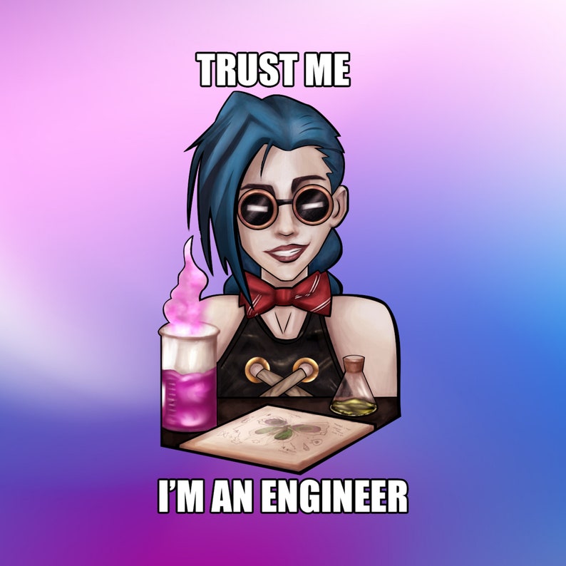 Stickers Set From Arcane Vi Jinx Cat Birb Premium League of Legends ...