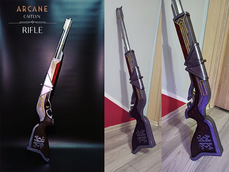 Custom Prop Rifle Foam Caitlyn Inspired by Arcane Weapon Toy - Etsy