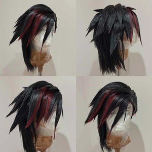 Arcane 2 Pit Fighter Emo Vi Cosplay Wig Inspired League of Legends Lol ...