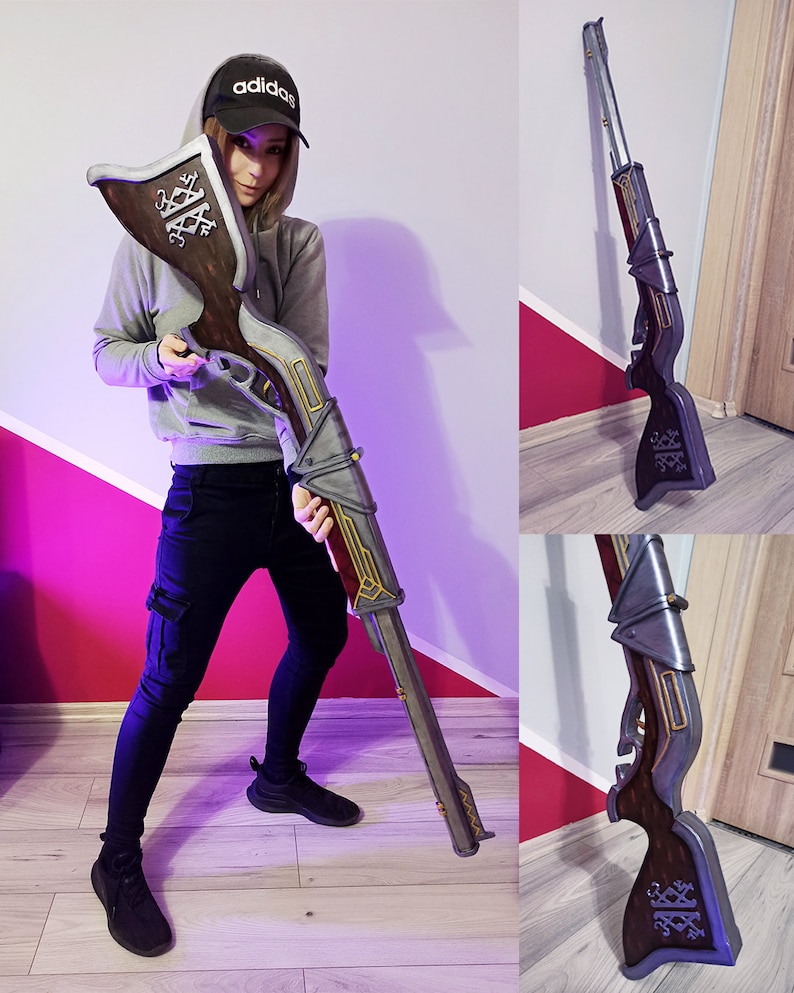 Custom Prop Rifle Foam Caitlyn Inspired by Arcane Weapon Toy - Etsy