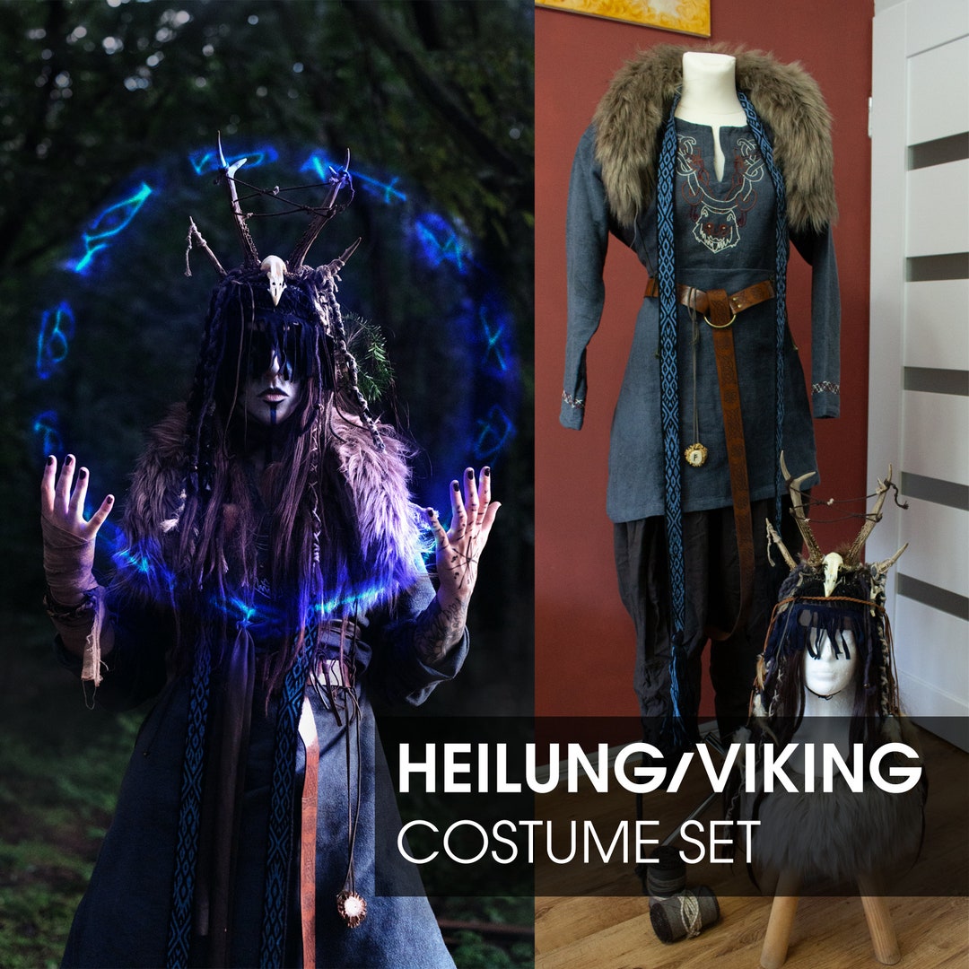 Viking Inspired Heilung Hellblade Nature Witch Halloween Ethnic Pagan ...