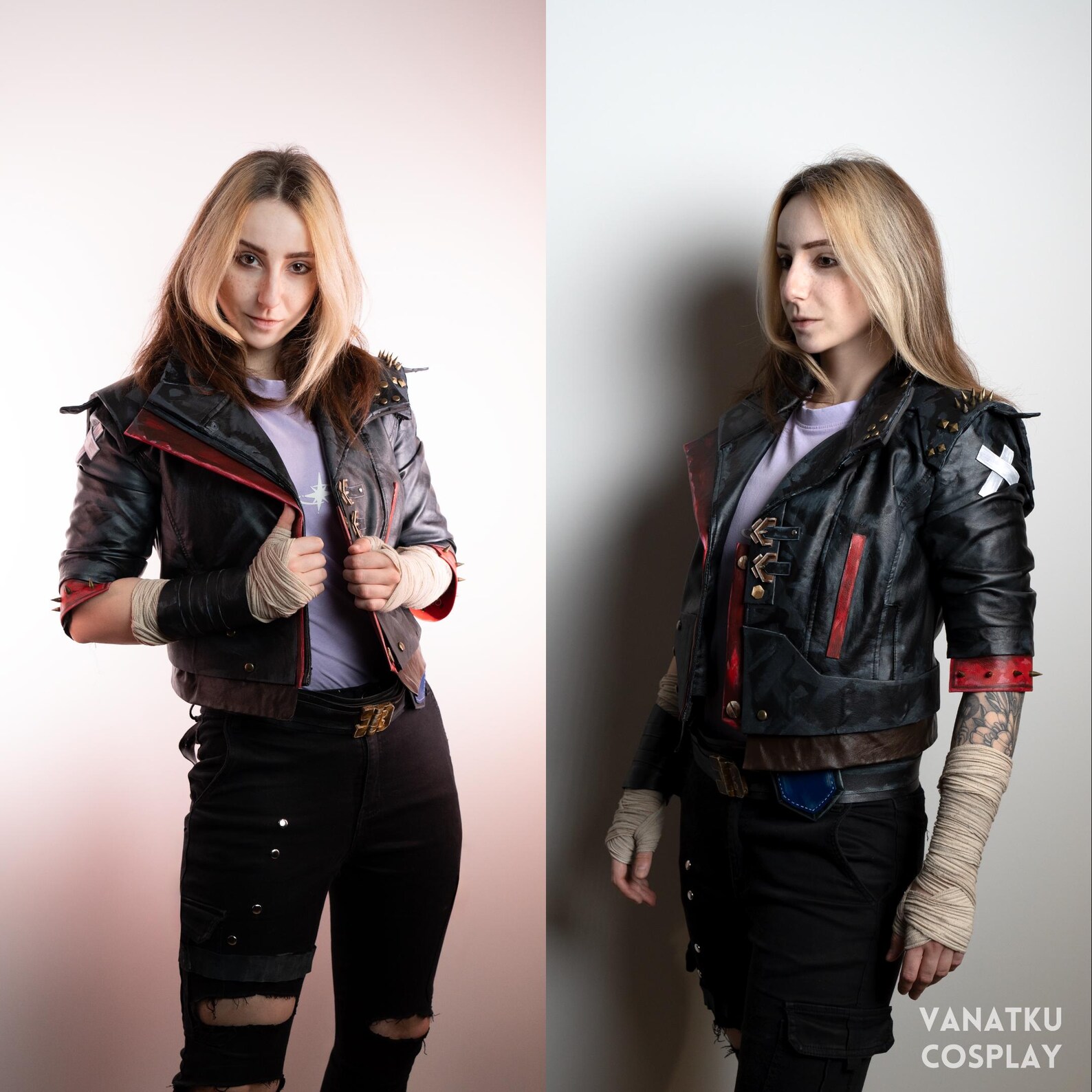 Arcane 2 Pit Fighter Emo Vi Customize Jacket Cosplay Patch Inspired ...