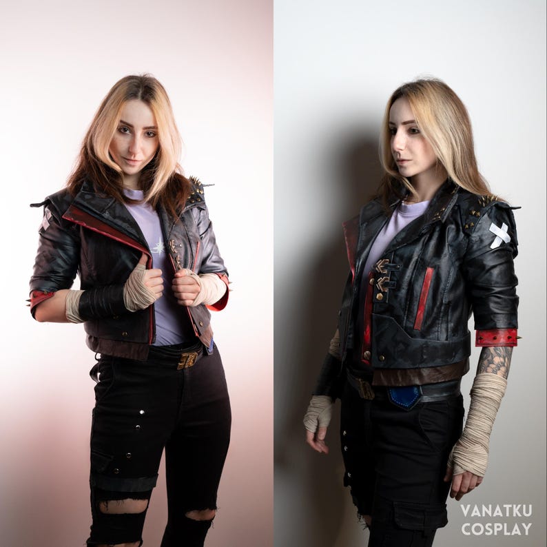 Arcane 2 Pit Fighter Emo Vi Customize Jacket Cosplay Patch Inspired ...