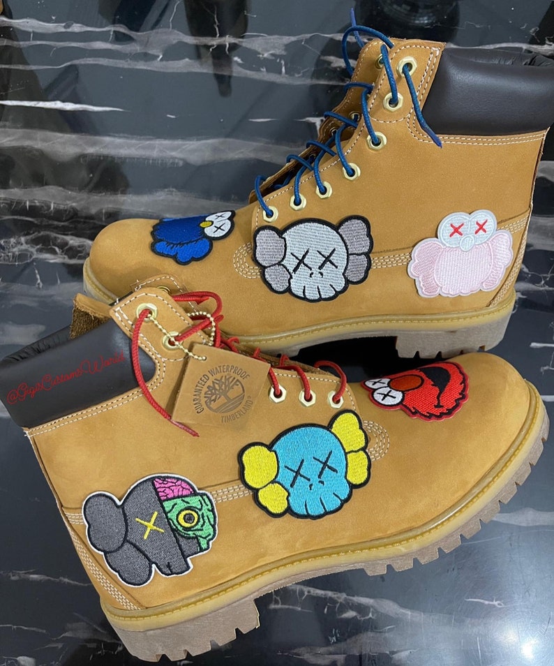 Timberland/ Kaws Timberland/ Kaws Customs/ Timberland Boots/ Custom ...