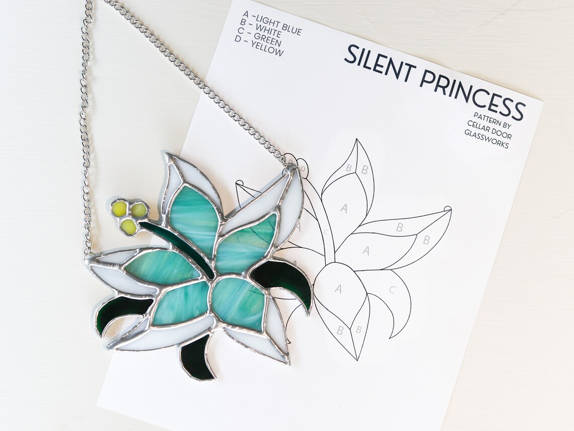 Silent Princess Stained Glass Pattern Zelda PDF Digital File Beginner ...