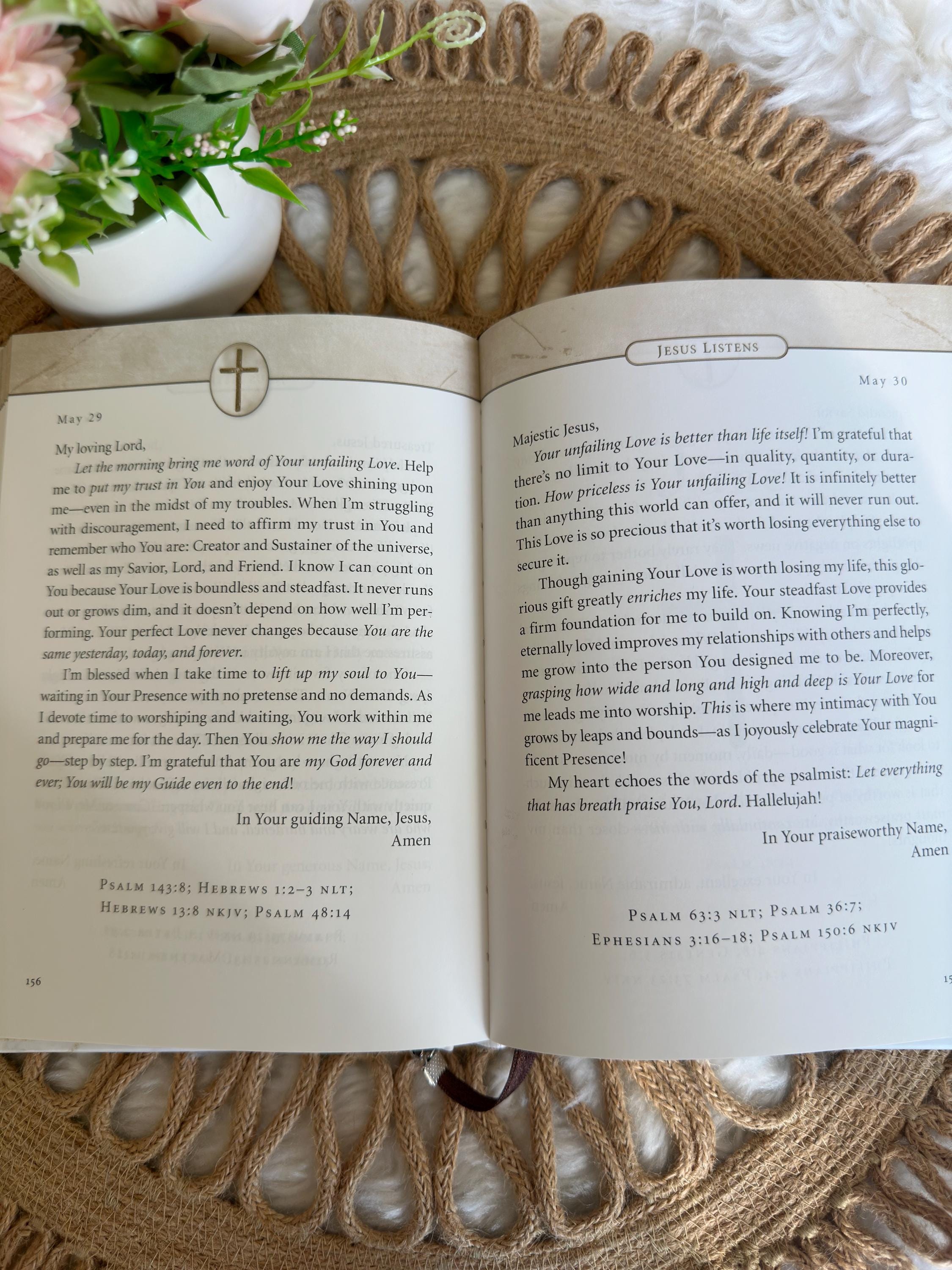 Personalized Devotional, Jesus Listens: Daily Devotional Prayers of ...