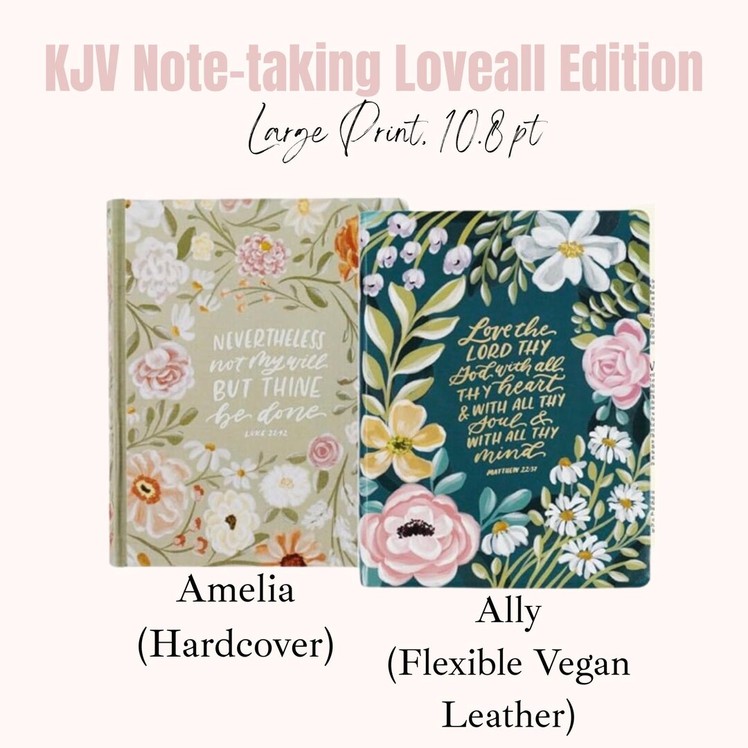 Personalized Bible, KJV Note-taking Bible, Large Print Special Edition ...