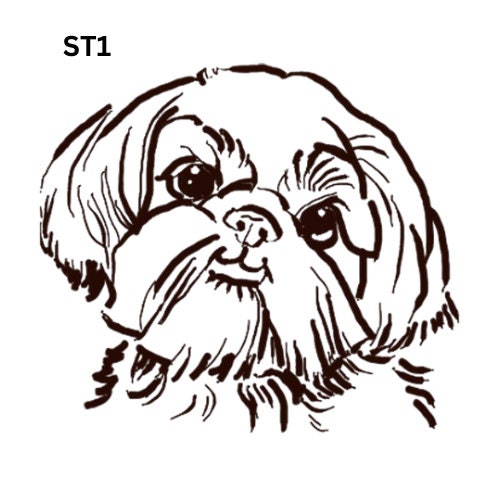 Shih Tzu | Decals | Peeking Shih Tzu Decal | Shih Tzu Sticker | Peeking ...