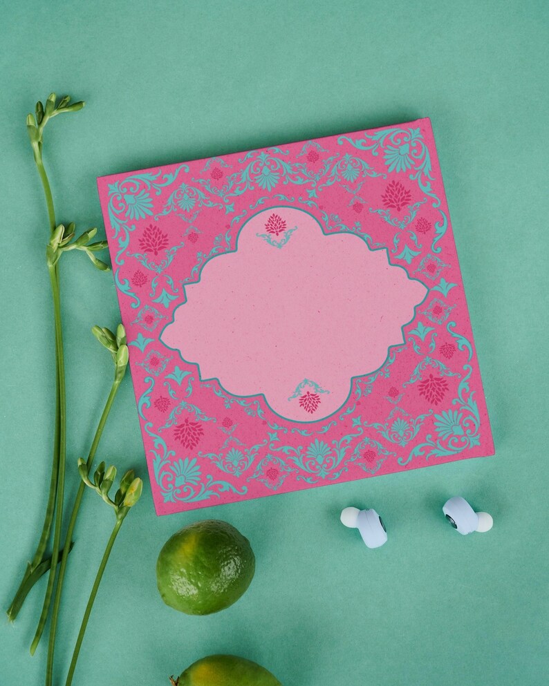 Islamic Wedding Cards With Packaging Digital Print - Etsy