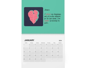 2024 Positive Affirmations Planner - Etsy