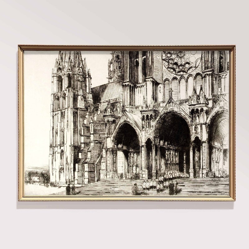 Cathedral Etching - Etsy