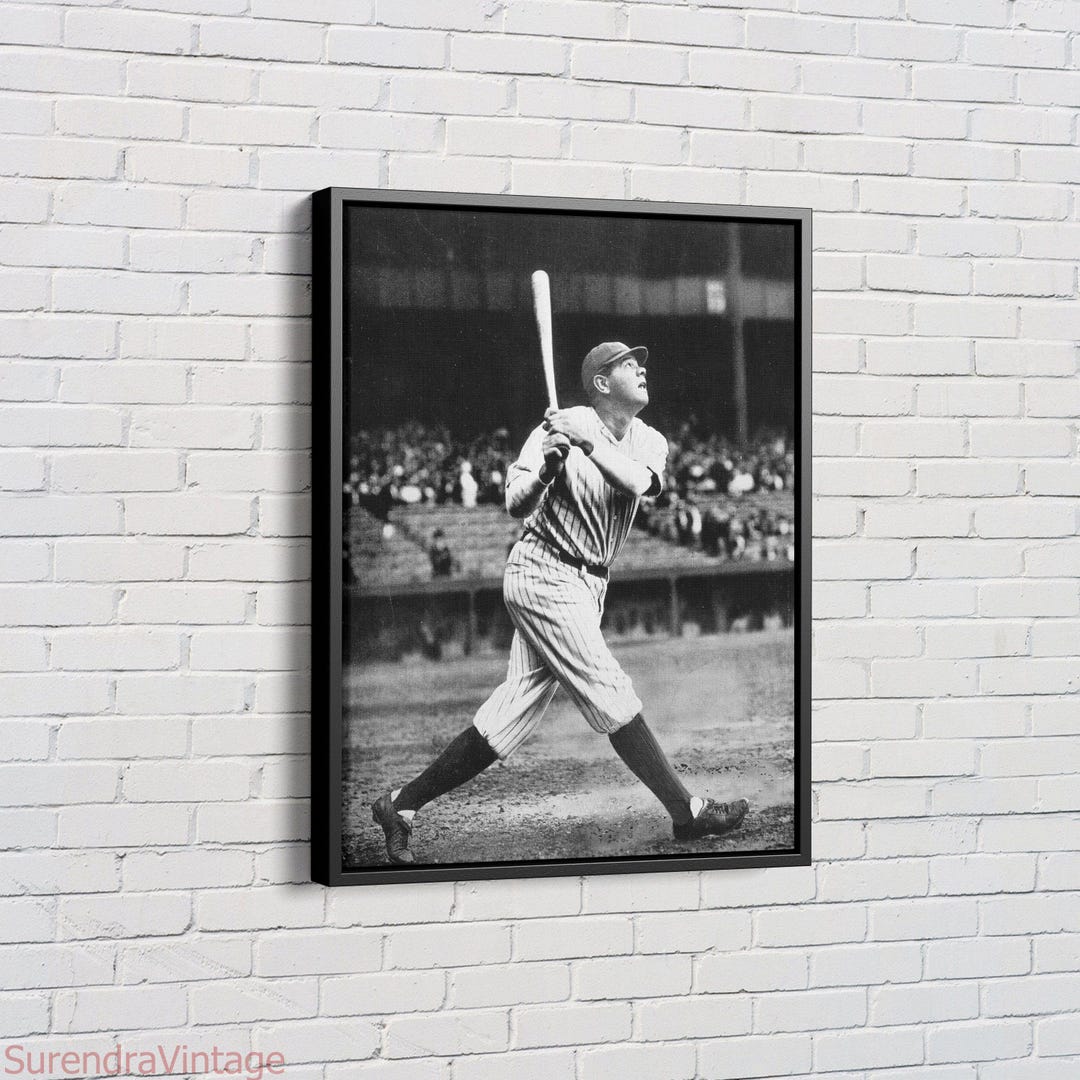 Babe Ruth Poster New York Yankees Canvas Poster Wall Art Home Decor ...