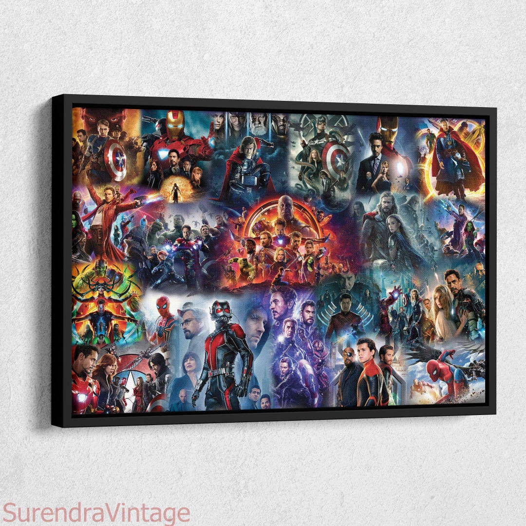 Marvel Movie Posters Marvel Comics Canvas Poster Wall Art Home Decor ...