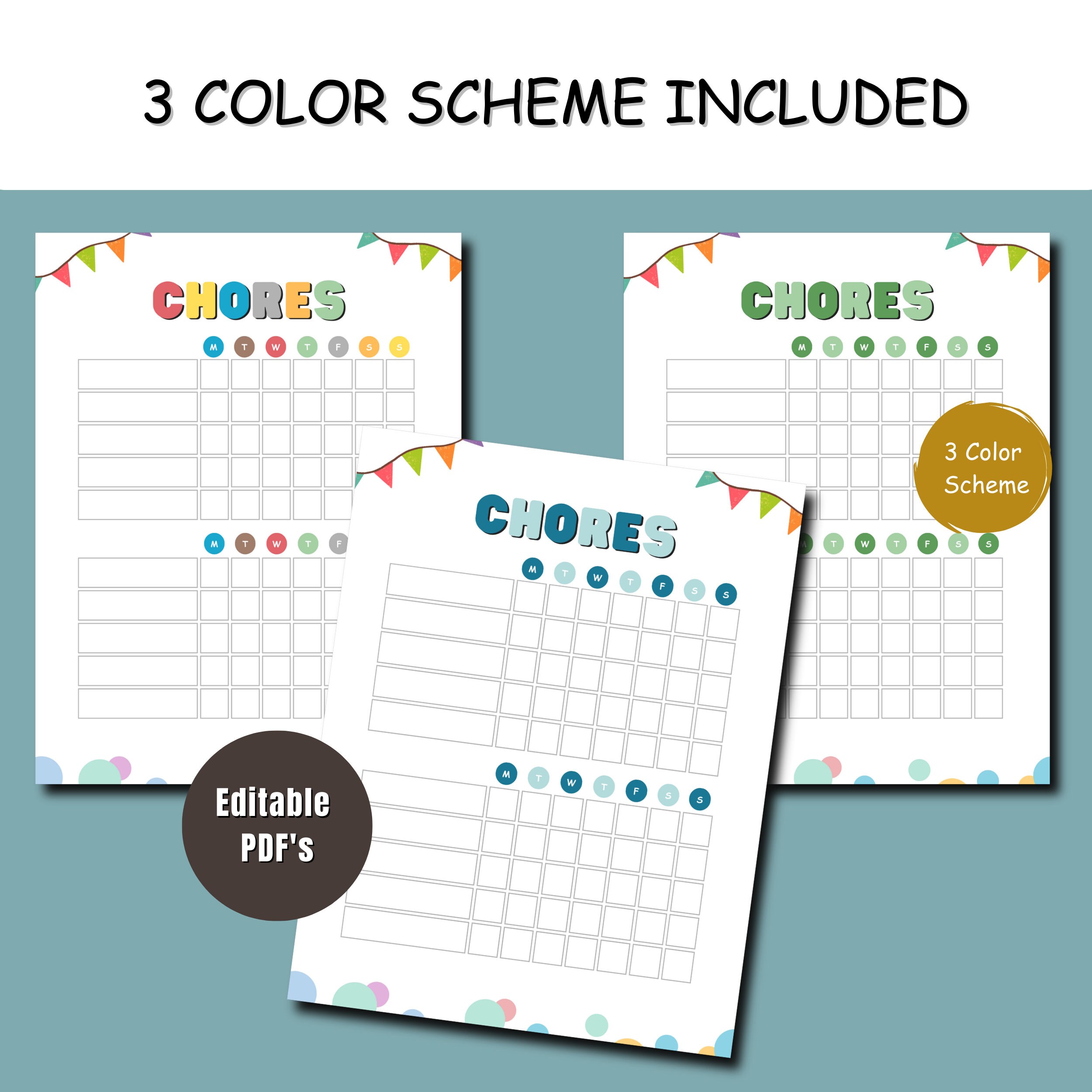 Editable Chores Chart for Kids Printable Make Chores Fun - Etsy Canada