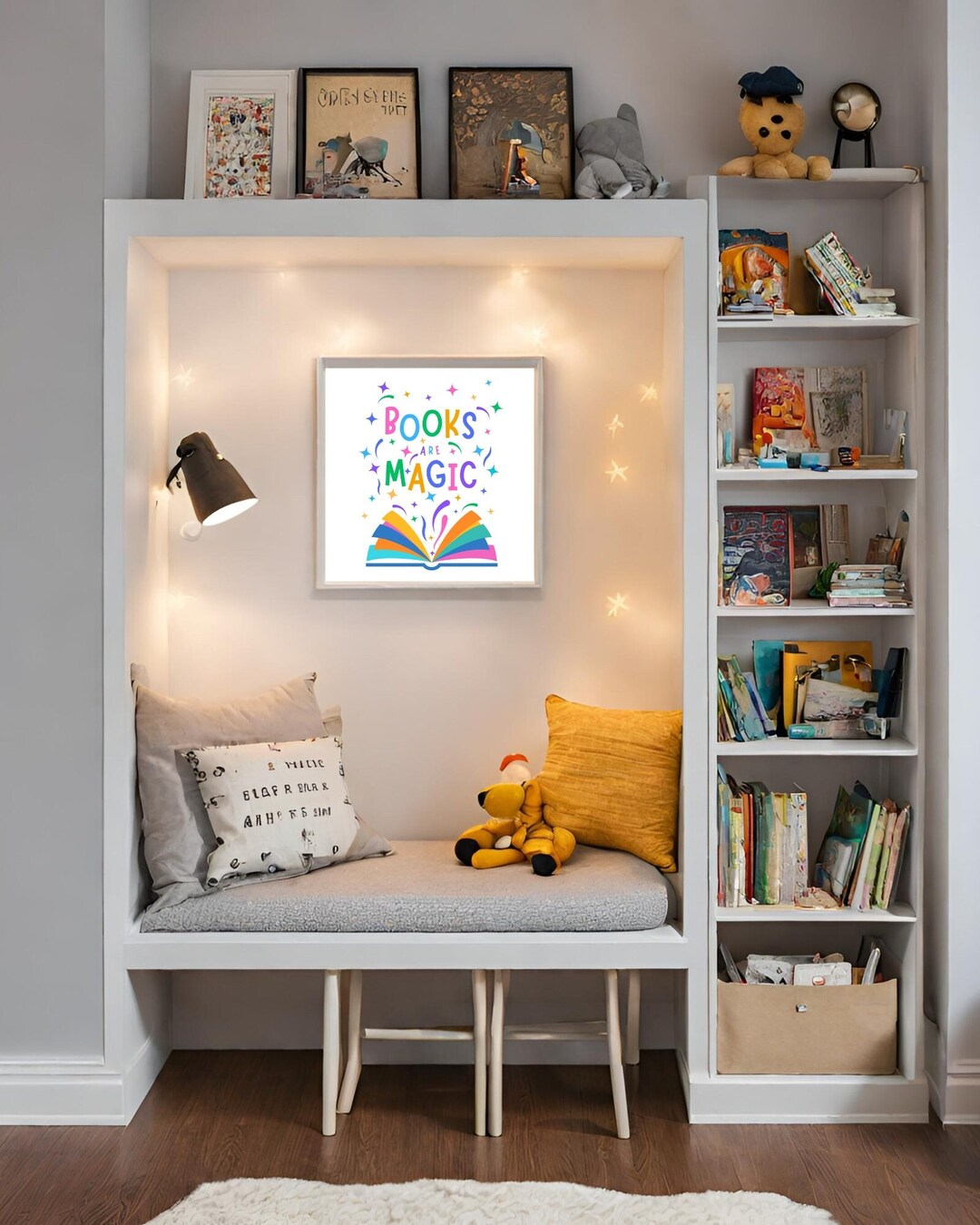 Books Are Magic: Colorful Poster for Parents and Daycare/preschool ...