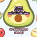 Kawaii Food Clipart, 30 Fruits and Vegetables PNG Bundle, Cute Kawaii ...