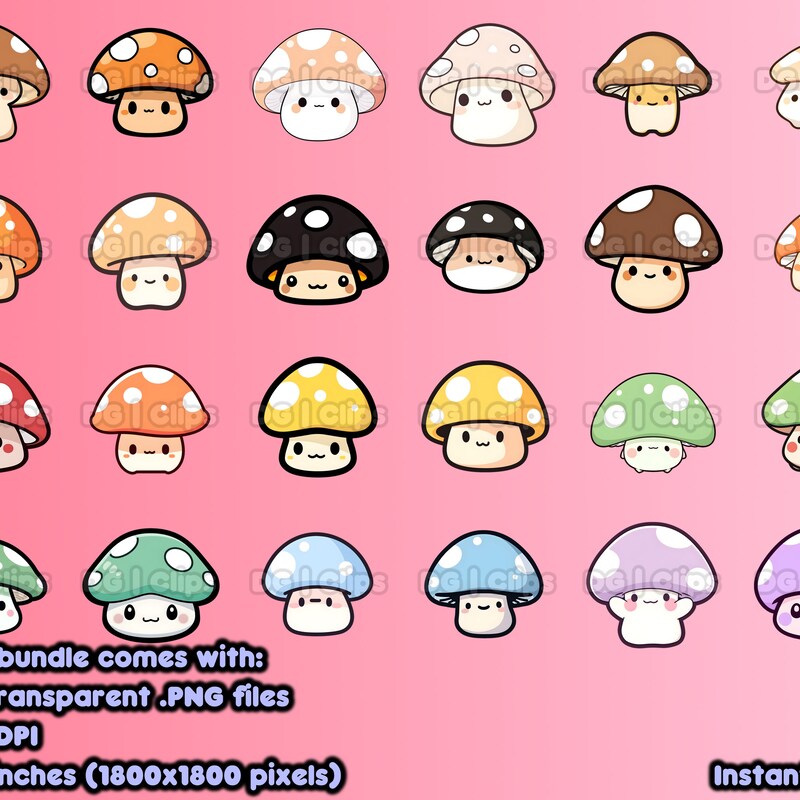 Cute Mushroom - Etsy