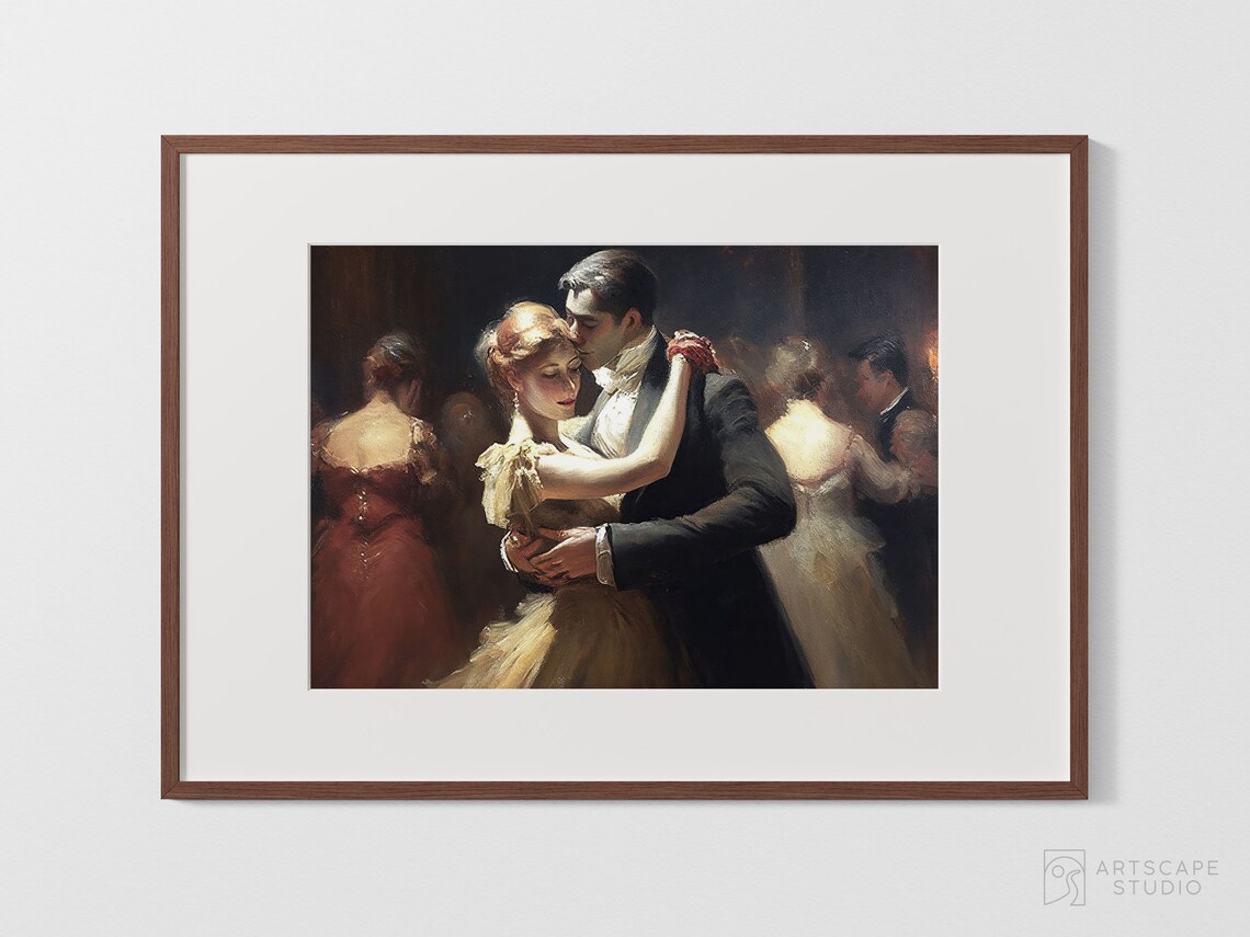 Vintage Ballroom Dance | Printable Wall Art | Digital Download | Wall ...