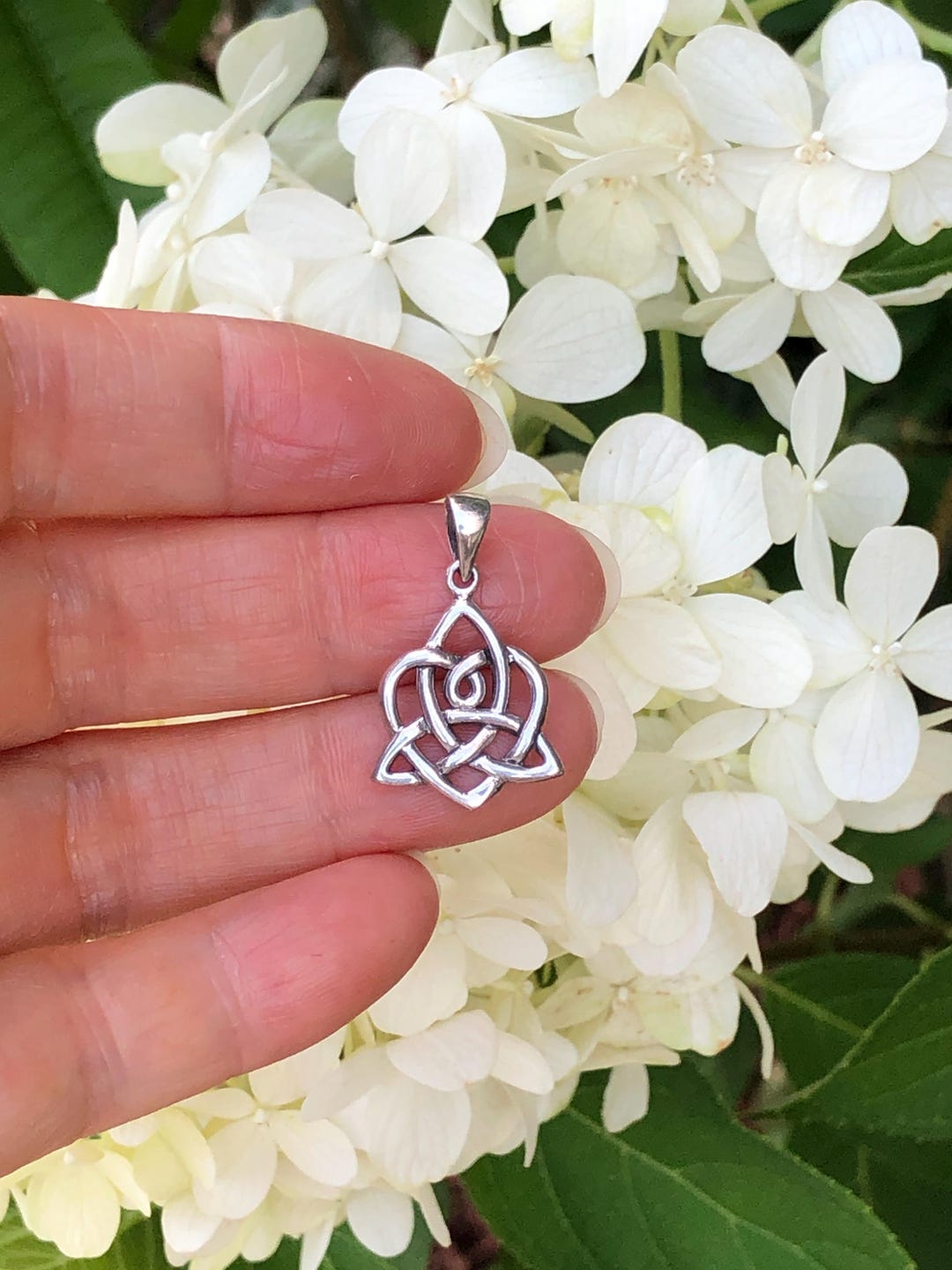 16mm/0.63in Silver Celtic Knot Pendant Sterling Silver 925, Celtic ...