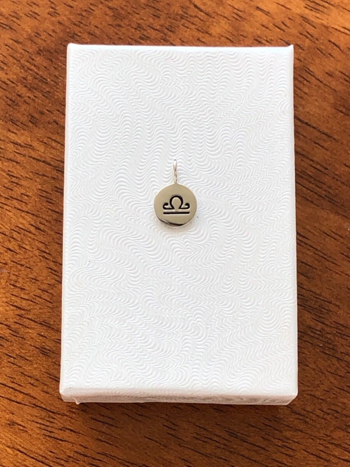 8mm Silver Zodiac Libra Pendant 925 Sterling Silver, Dainty Tiny ...