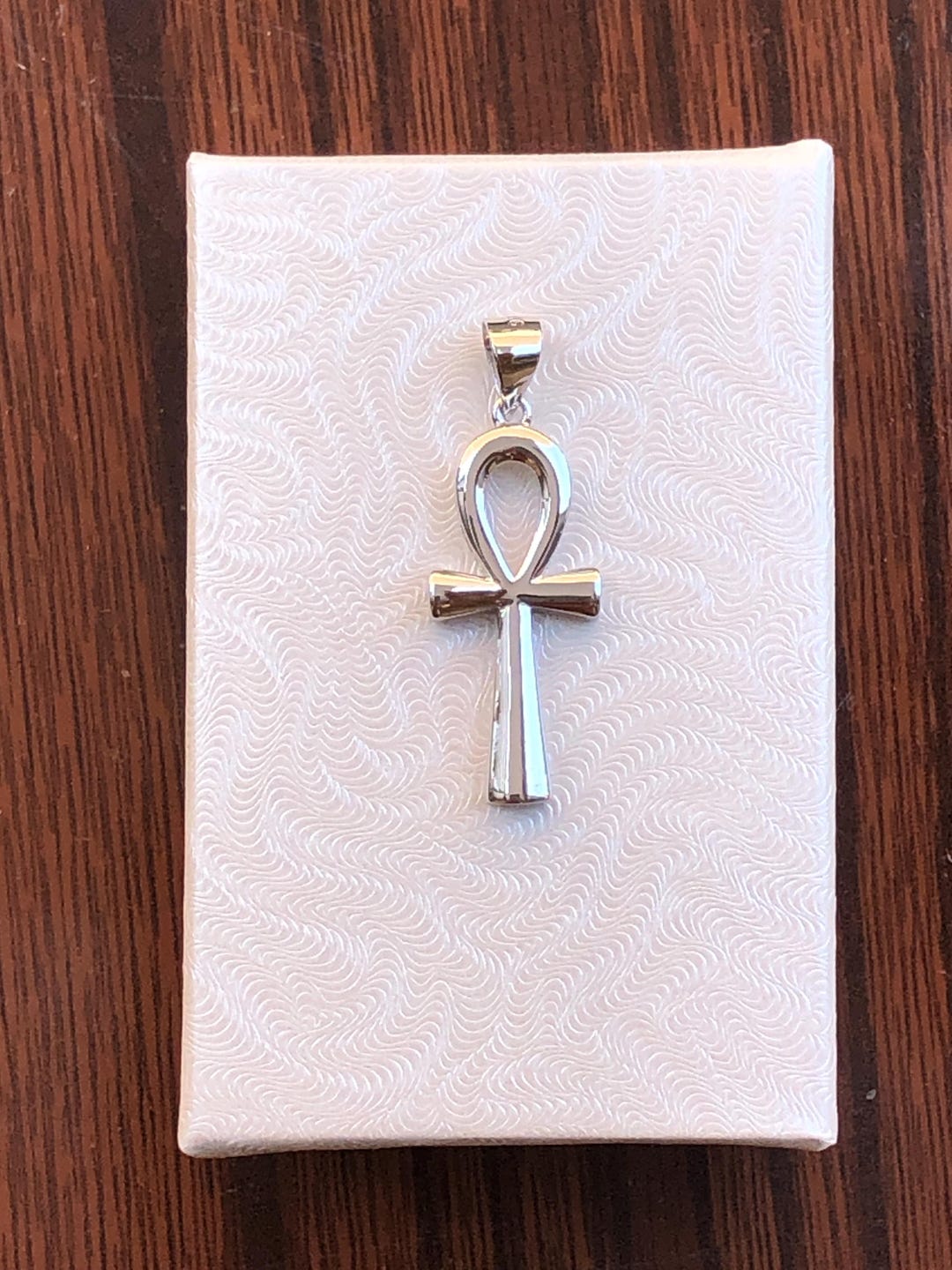 25mm/0.98in Silver Ankh Cross Pendant Sterling Silver 925, Plain Ankh ...
